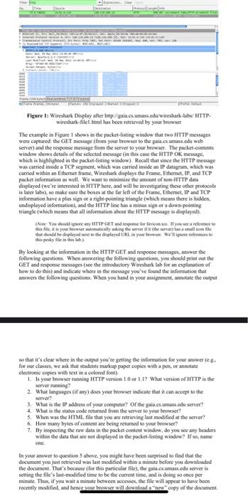 Solved Wireshark Lab: HTTP In this lab, we'll explore | Chegg.com