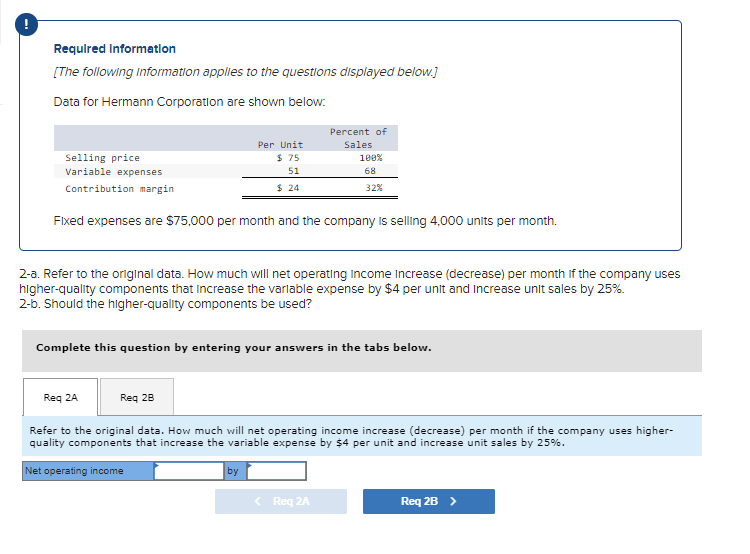 Solved 2-a. ﻿Refer to the original data. How much will net | Chegg.com