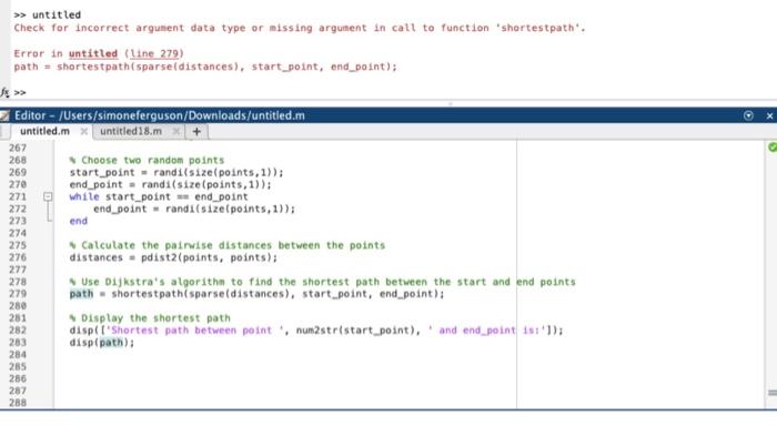 Solved How Do I Fix My Matlab Code The Objective Is To Use