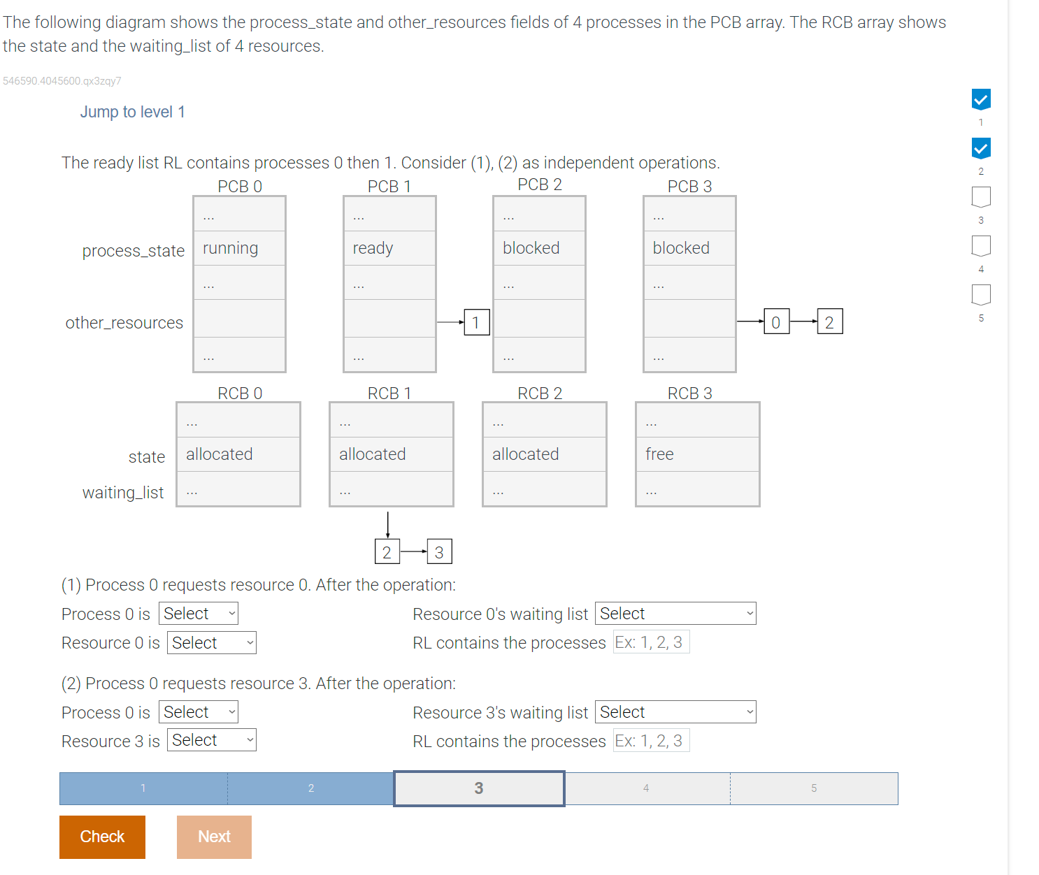 Solved The following diagram shows the process_state and | Chegg.com