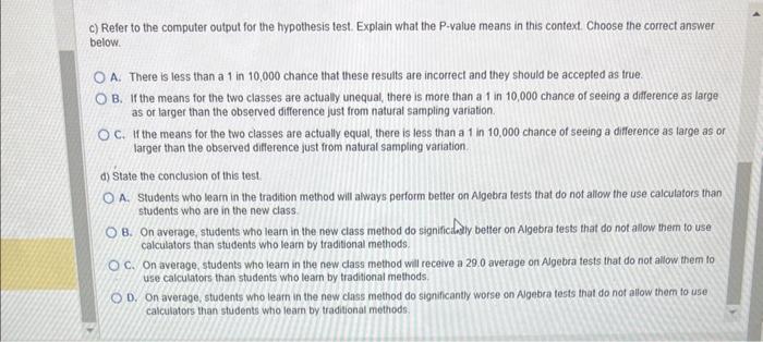 Solved A new approach for teaching mathematics was | Chegg.com