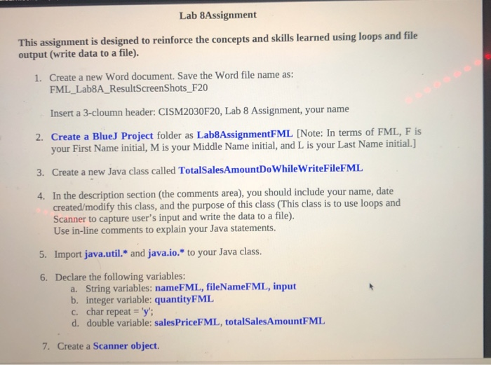 Solved Lab 8Assignment This assignment is designed to | Chegg.com