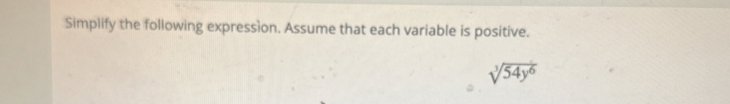 Solved How to solve Simplify the following expression. | Chegg.com