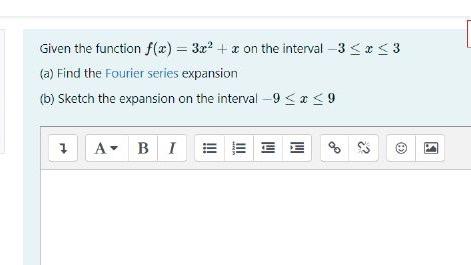 Solved Given the function f(x)=3x2+x on the interval −3≤x≤3 | Chegg.com