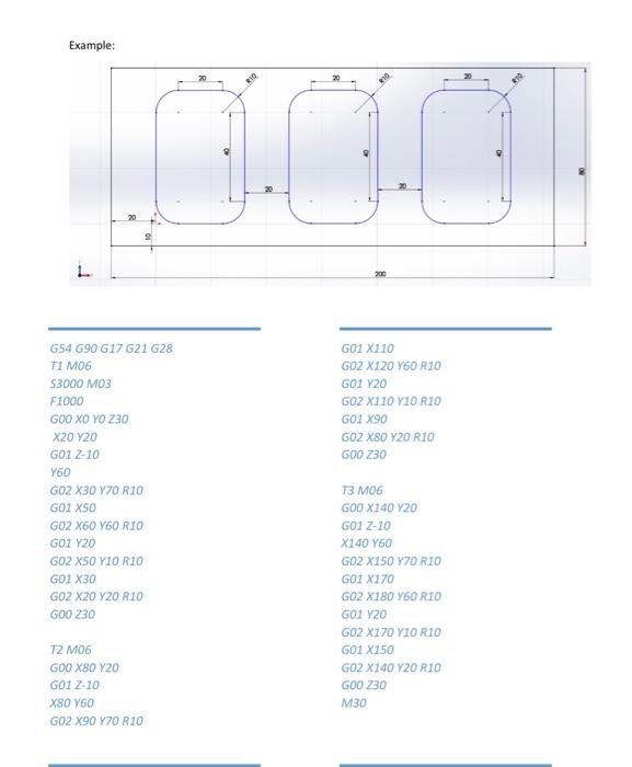 Solved With using CAMotics simulation software; • Create a | Chegg.com
