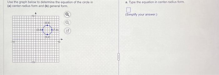 Solved Use the graph below to determine the equation of the | Chegg.com