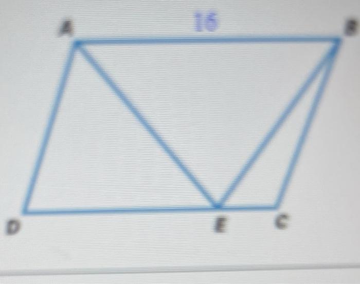 Solved what is the area of trapezoid ABCE assume that the | Chegg.com