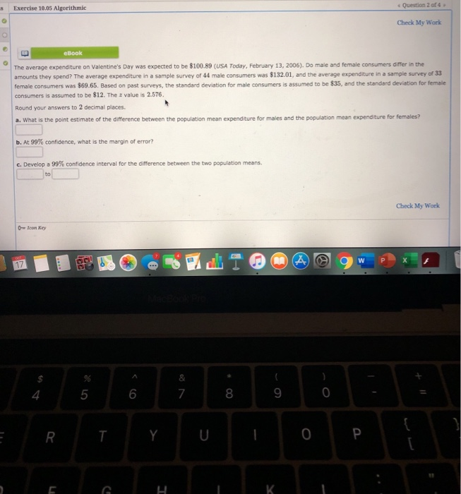 Solved Exercise 10.05 Algorithmic Question 2 of 4 Check My | Chegg.com