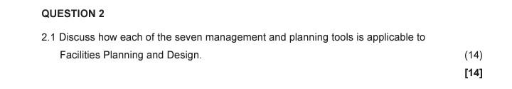 Solved 2.1 Discuss how each of the seven management and | Chegg.com