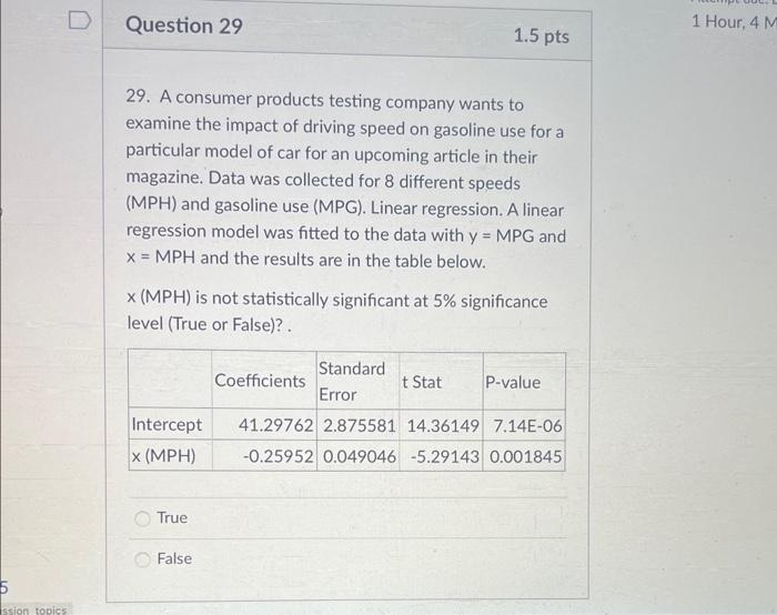 Solved 26. In a Multiple Regression Model, MSR =100 and MSE | Chegg.com