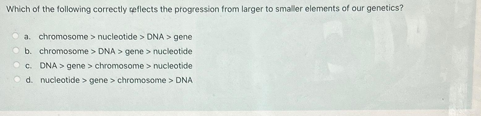 Solved Which of the following correctly reflects the | Chegg.com