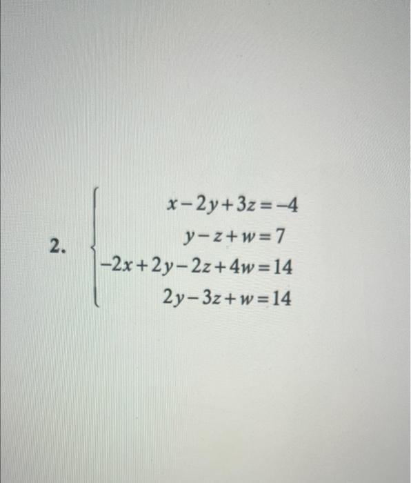 Solved Solve each system of equations by using a matrix. | Chegg.com