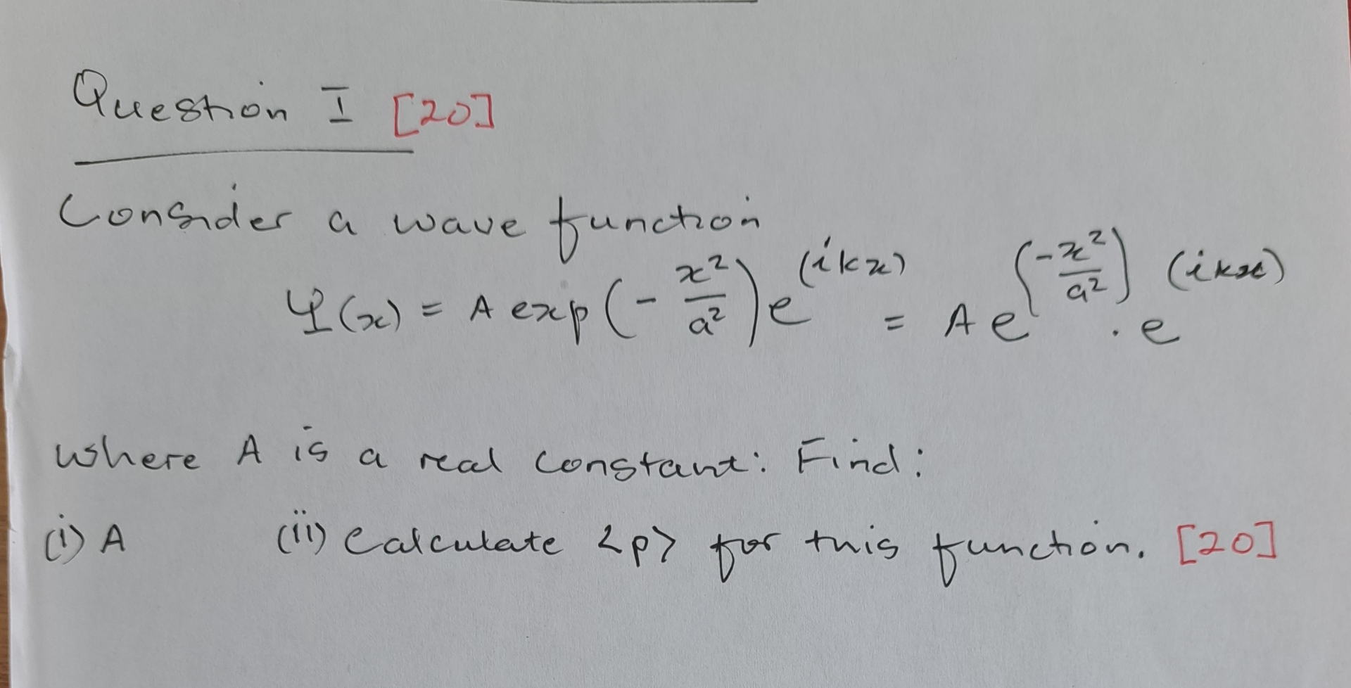 Solved Question I [20]Consider a wave | Chegg.com