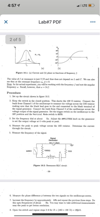Solved 1 of 5 Introductory Physics II - Laboratory PHYS | Chegg.com