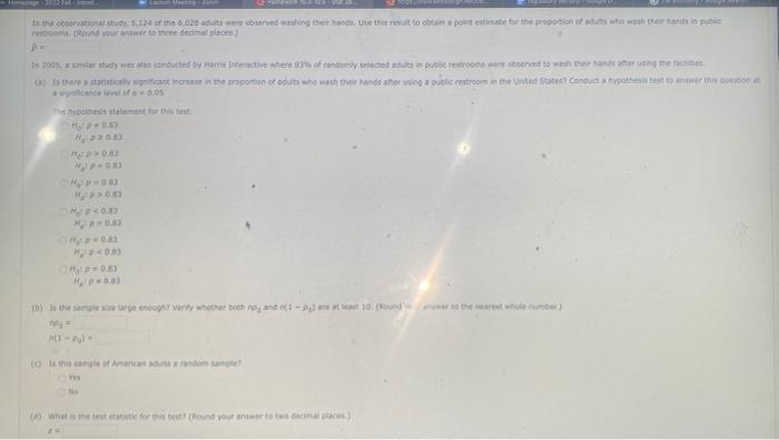 Solved 17.2C: Conduct a hypothesis test for a population | Chegg.com
