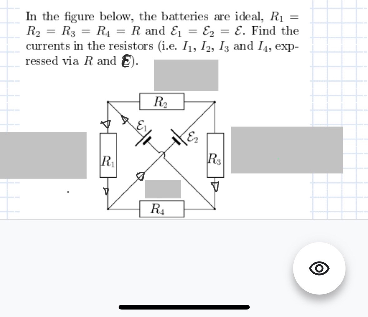 Solved In the figure below, the batteries are ideal, | Chegg.com