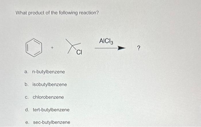 Solved What product of the following reaction? a. | Chegg.com