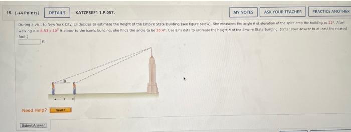 Solved 15. (-14 Points DETAILS KATZPSEF1 1.P.057. MY NOTES | Chegg.com Solved 15. (-14 Points DETAILS KATZPSEF1 1.P.057. MY NOTES | Chegg.com