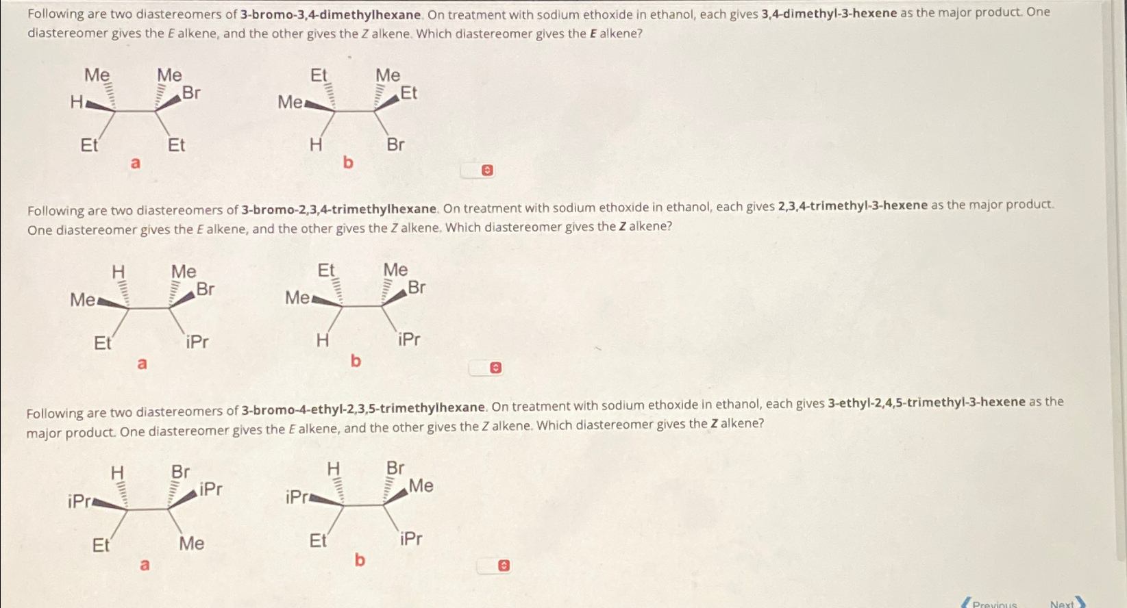Solved Following are two diastereomers of | Chegg.com
