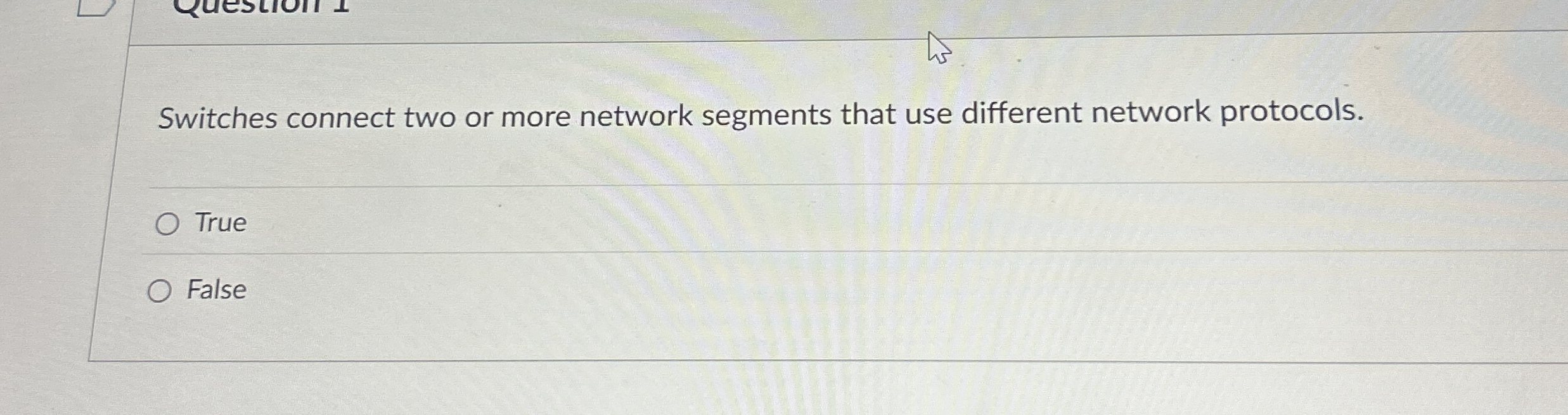 Solved Switches connect two or more network segments that | Chegg.com