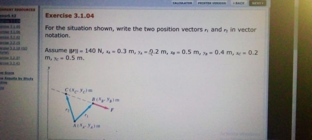 Solved CALCULATOR PRINTER VERSION BACK NEXT NT RESOURCES | Chegg.com
