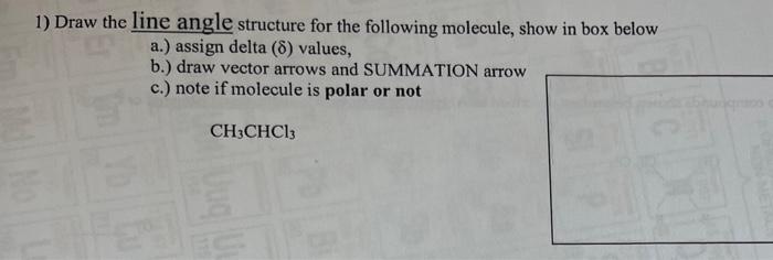 Solved 1) Draw the line angle structure for the following | Chegg.com