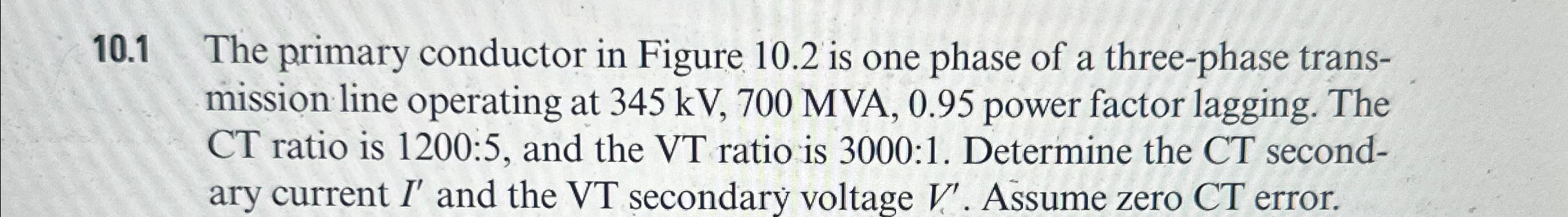 10.1 ﻿The primary conductor in Figure 10.2 ﻿is one | Chegg.com