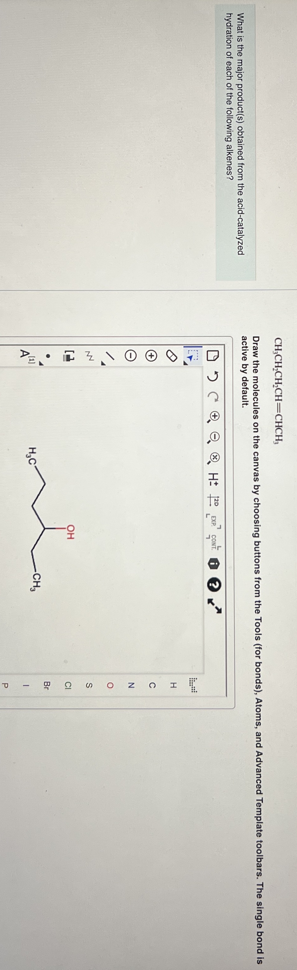 Solved What is the major product(s) ﻿obtained from the | Chegg.com