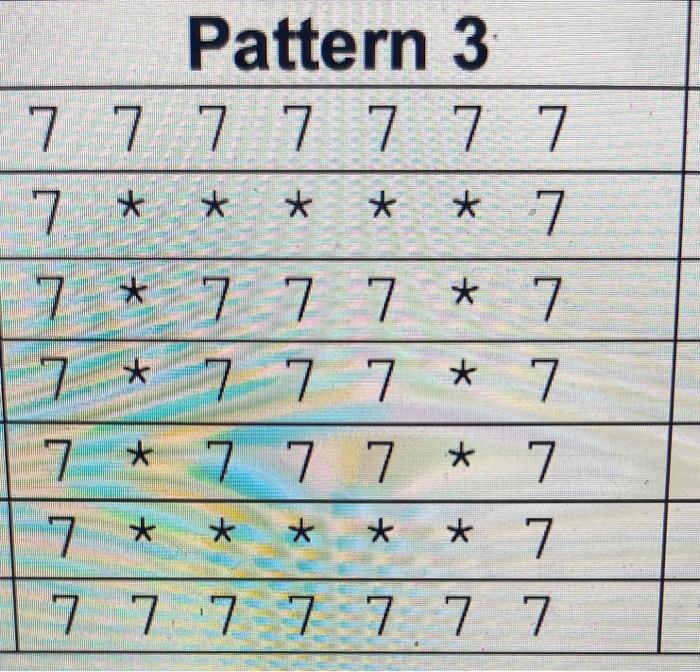 Solved A Function In C Language Using Col And Row To Pring