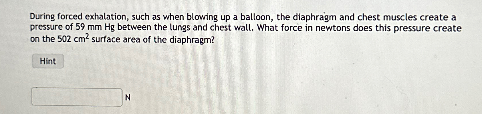 Solved During forced exhalation, such as when blowing up a | Chegg.com