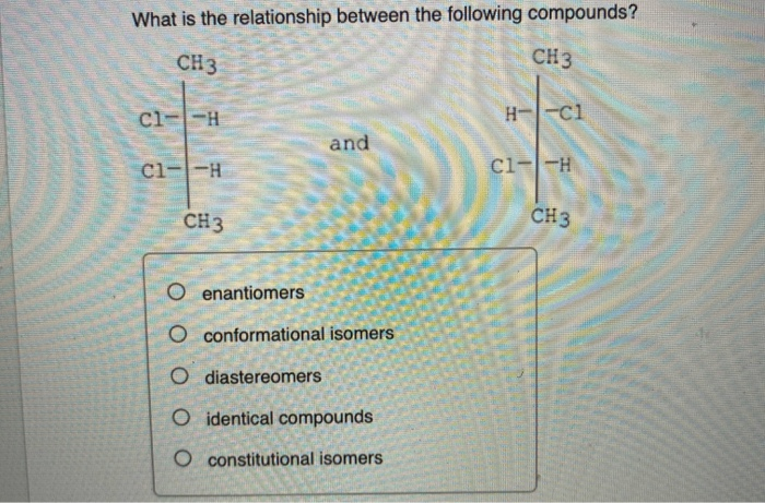 Solved What is the relationship between the following | Chegg.com