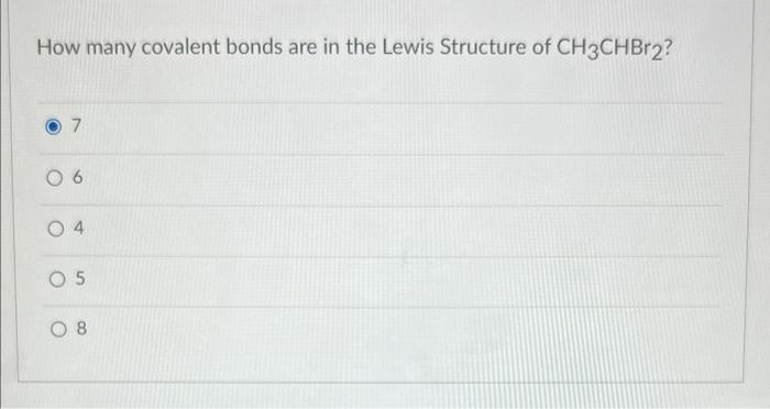 Solved How many covalent bonds are in the Lewis Structure of | Chegg.com