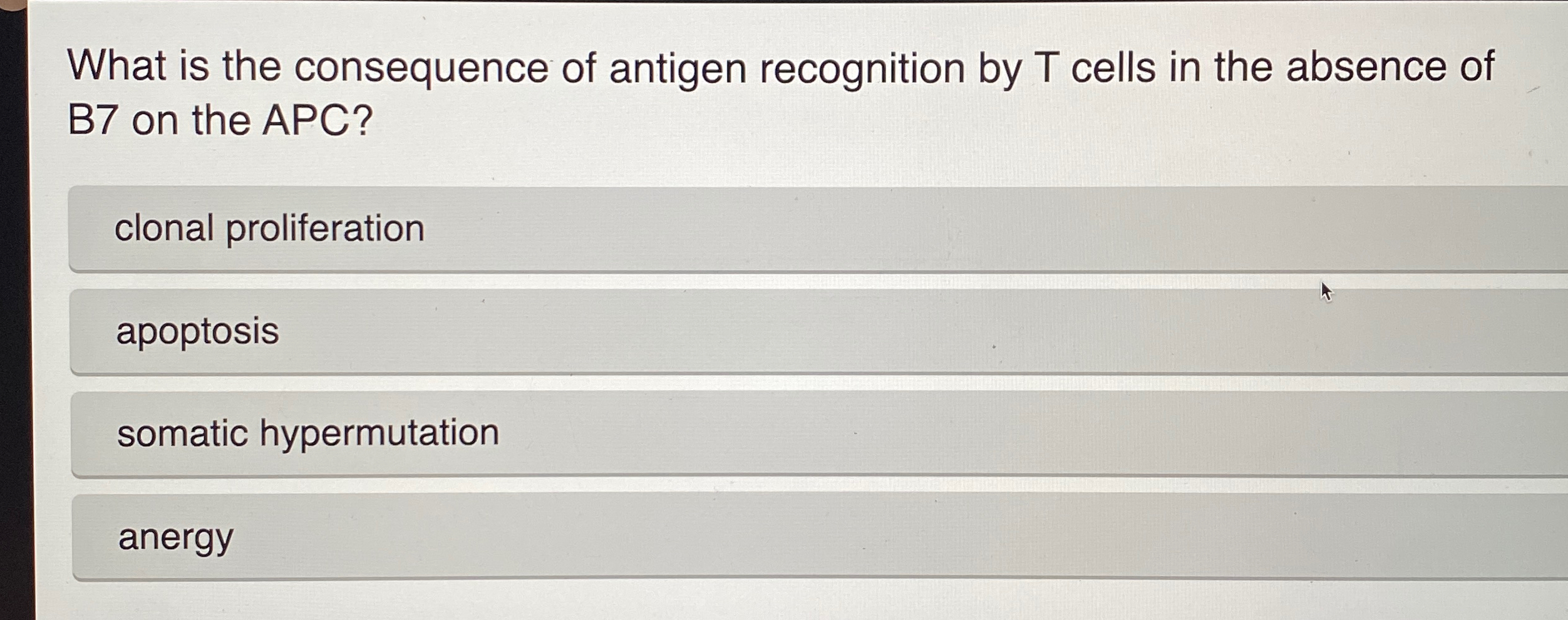 Solved What is the consequence of antigen recognition by T | Chegg.com