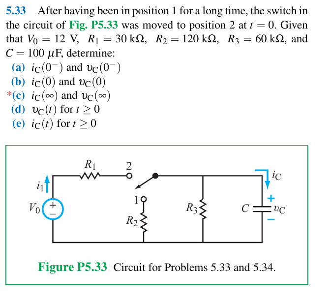 Solved 5.33 ﻿After having been in position 1 ﻿for a long | Chegg.com