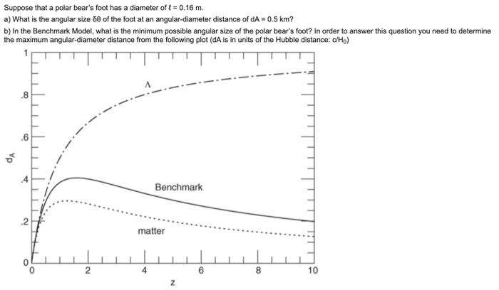 Solved Suppose that a polar bear's foot has a diameter of t | Chegg.com
