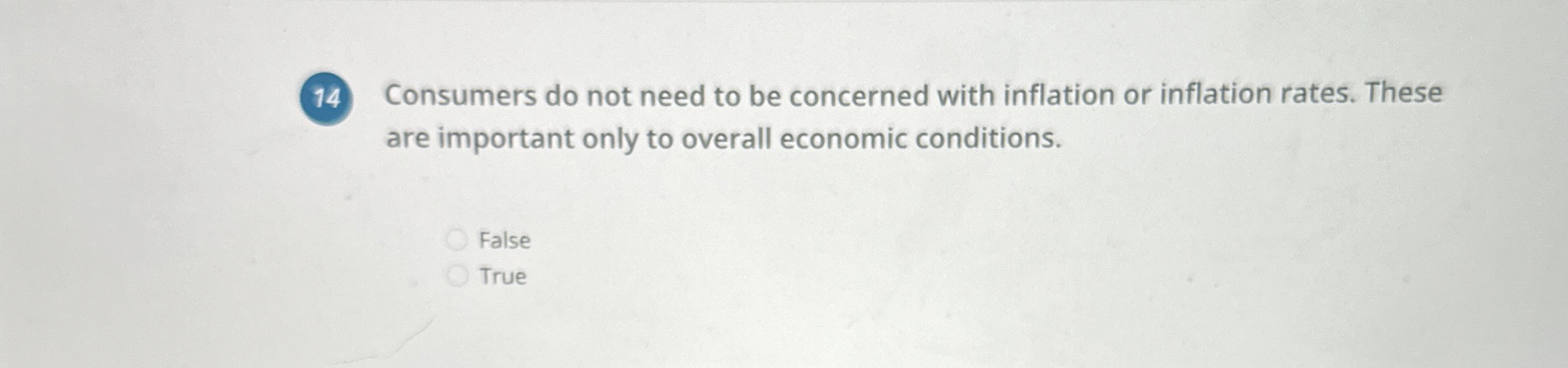 Solved 14 ﻿Consumers do not need to be concerned with | Chegg.com