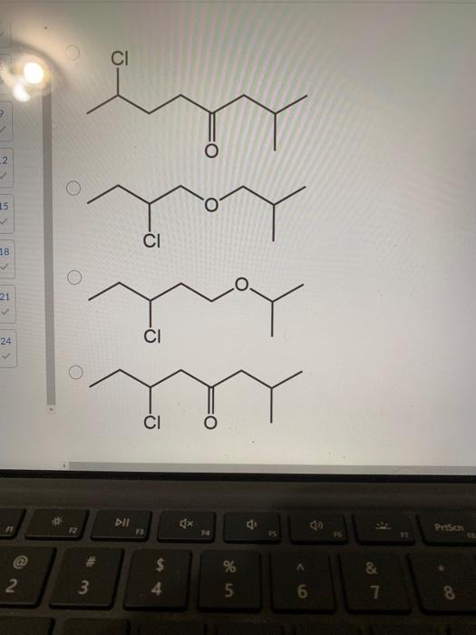 Solved The line structure of the following molecule is: | Chegg.com