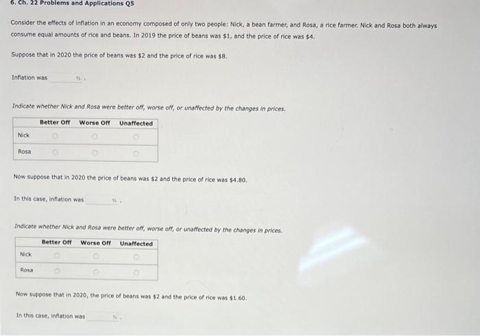 Solved 6. Ch. 22 Problems and Applications Q5 Consider the | Chegg.com Solved 6. Ch. 22 Problems and Applications Q5 Consider the | Chegg.com