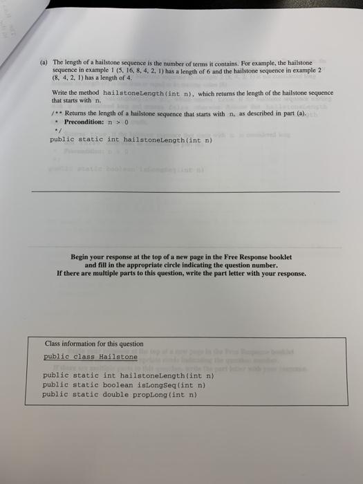 Solved . =8 1. A mathematical sequence is an ordered list of | Chegg.com