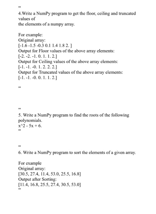 Solved import numpy as np import matplotlib.pyplot as plt 1. | Chegg.com