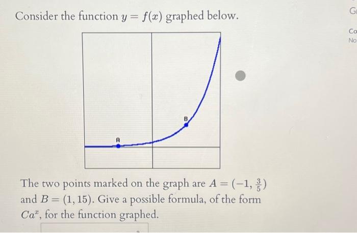 Solved Consider the function y=f(x) graphed below. The two | Chegg.com