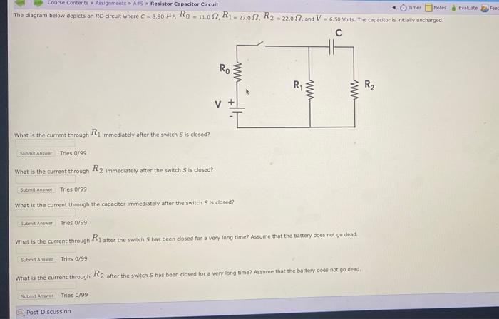 Solved Timer Feed Course Contents Assignments > AU9 Resistor | Chegg.com