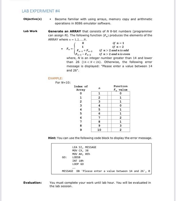 Solved Jectives Become Familiar With Using Arrays