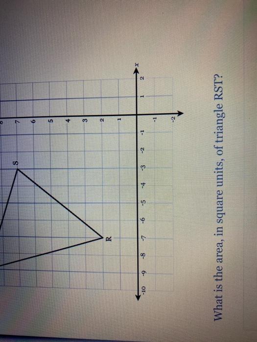Solved Triangle RST, with vertices R(-7,2), S(-3,7), and | Chegg.com