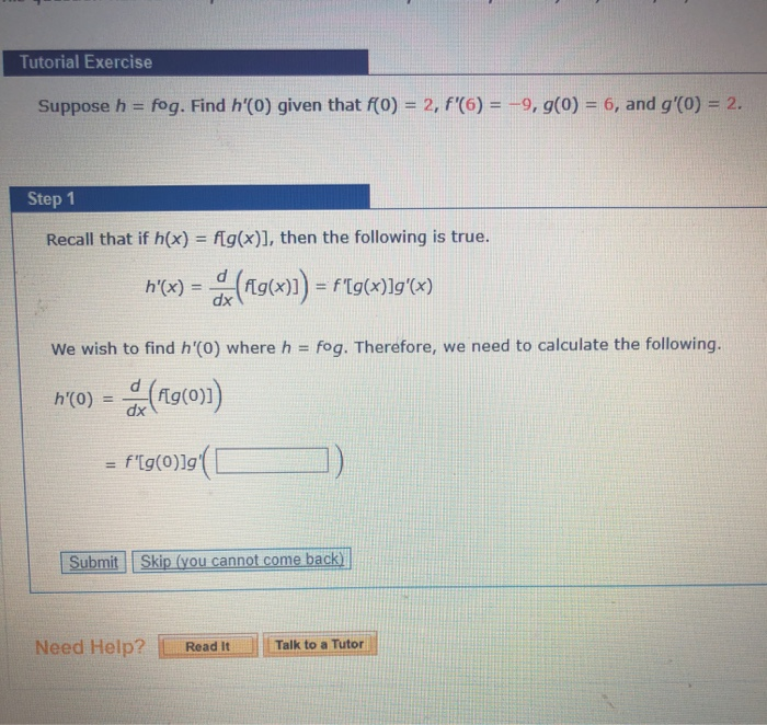 Solved Suppose H F g Find H 0 Given That F 0 2 Chegg