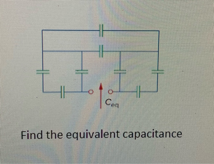 Solved Find the equivalent capacitance | Chegg.com