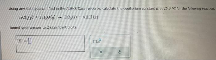 Using any data you can find in the AlEks Data | Chegg.com