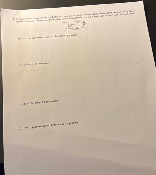 Solved please help solving all parts using equations AND not | Chegg.com