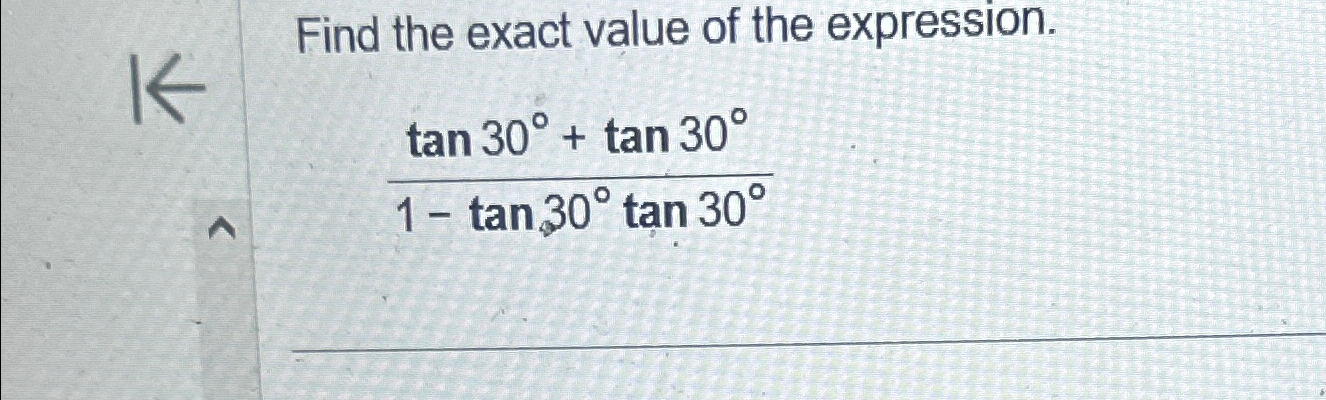 Find the exact value of the | Chegg.com
