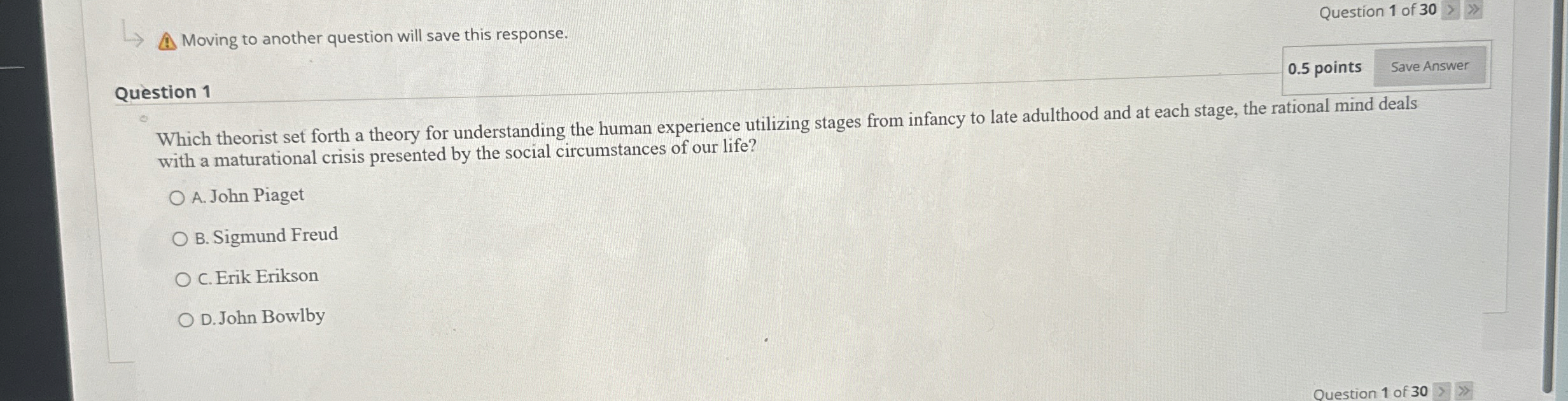 Solved Question 1Which theorist set forth a theory for | Chegg.com